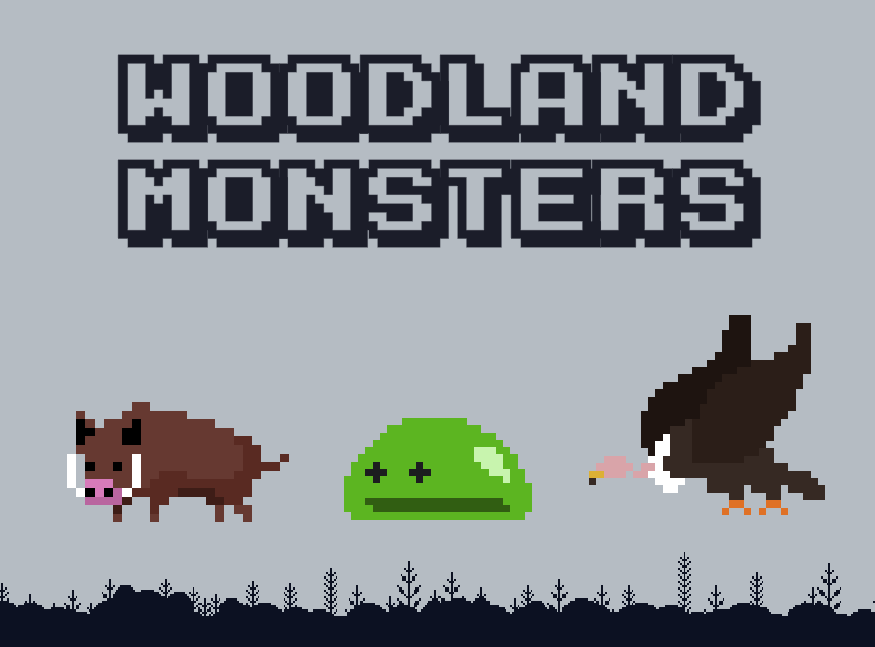 2D Animated Pixel Woodland Monsters [32x32px] by tinymuse