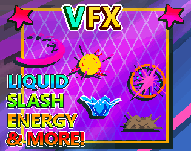 VFX - MISC VOL 2 - Pixel Art Effects by kiddolink