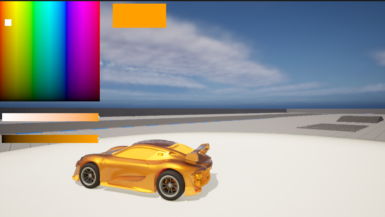 UE5 Basic Colour Picker Blueprint by Cluckmyster