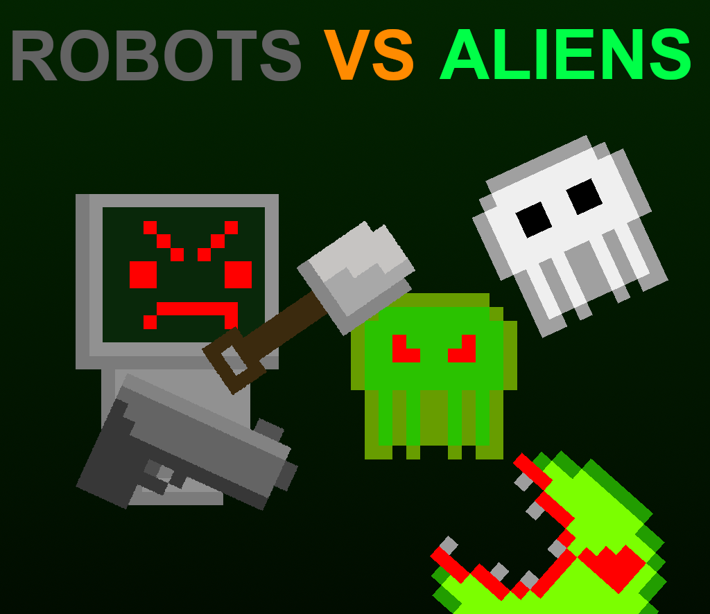 Robots VS Aliens by Neonloop Studios for Wowie Jam 4.0 - itch.io