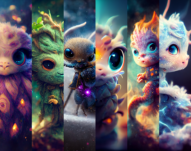 500 Monster Cards Images Pictures - Set 1 by Lenkz