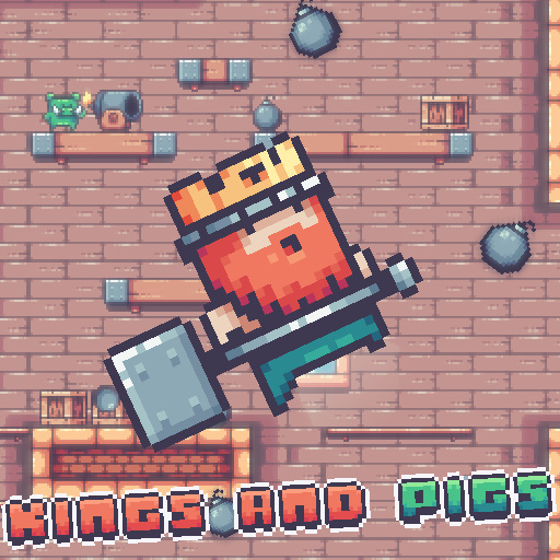 Kings and pigs - pixel platformer by Green Cherry Studio