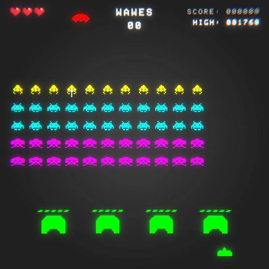 Space Invaders Clone by Mustafa Mert Aladağ