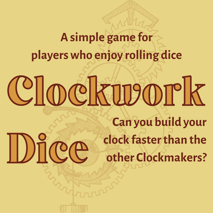 Clockwork Dice by Lucky Newt Games