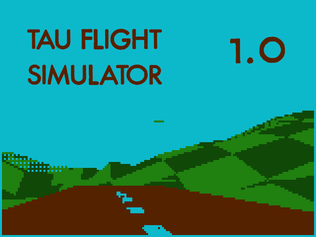 Tᴀᴜ Flight Simulator 1.0 by tau-dev for WASM-4 Jam #2 - itch.io