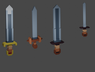 Low poly swords by mroman