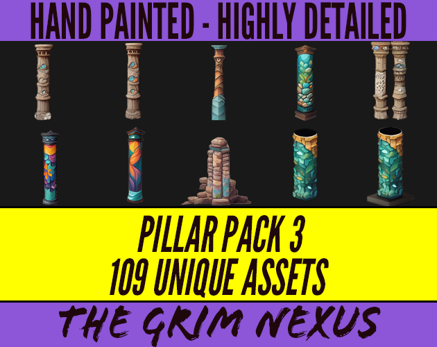 Grims Props - Pillar Pack 3 by The Grim Nexus