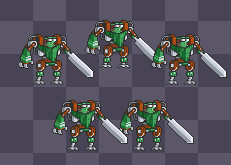 Comments - 2D Pixel Art Goblin Mech Rider Sprites by Elthen's Pixel Art ...