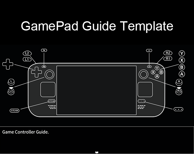 GamePad Guide Template by 兔子茶會 RabbitTeaParty