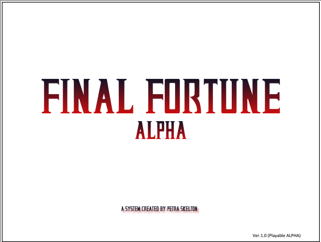 Final Fortune by Petra Skelton