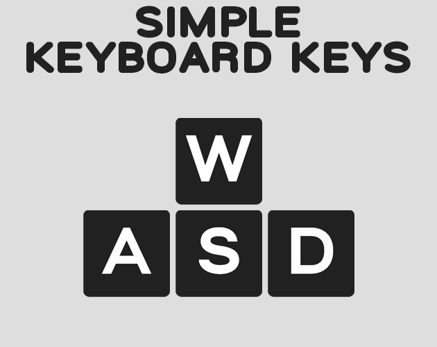 Simple Flat Keys (Light/Dark) by Gamedev Lab