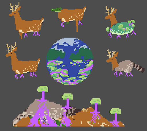 Mushroomancy by shotmaster0, nebulossify for Bevy Jam #2 - itch.io