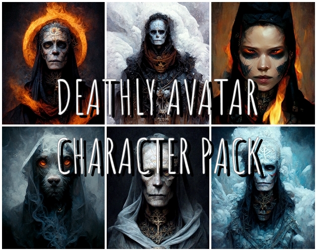 15 Free Deathly Avatars by Maktadilis