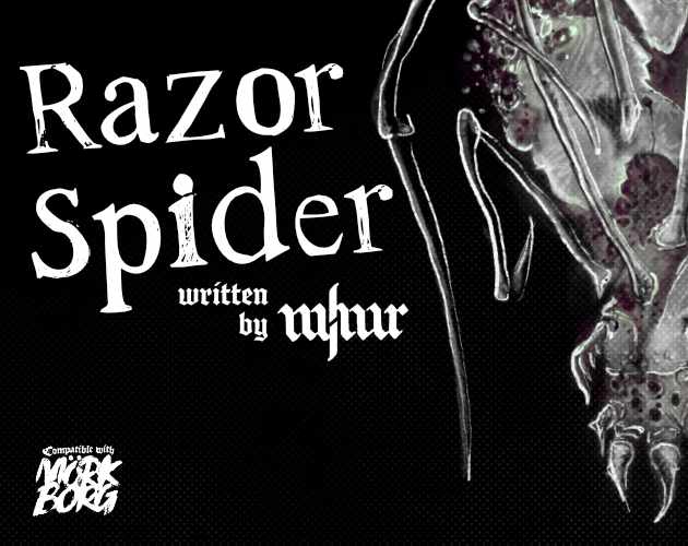 Mörk Borg - Razor Spider by Nyhur