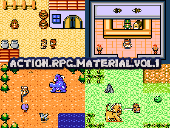 ACTION RPG MATERIAL VOL.1 by Indie8bit