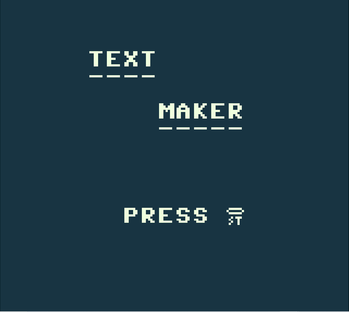 GBStudio Text Input by VikWu GBStudio Text Input by VikWu