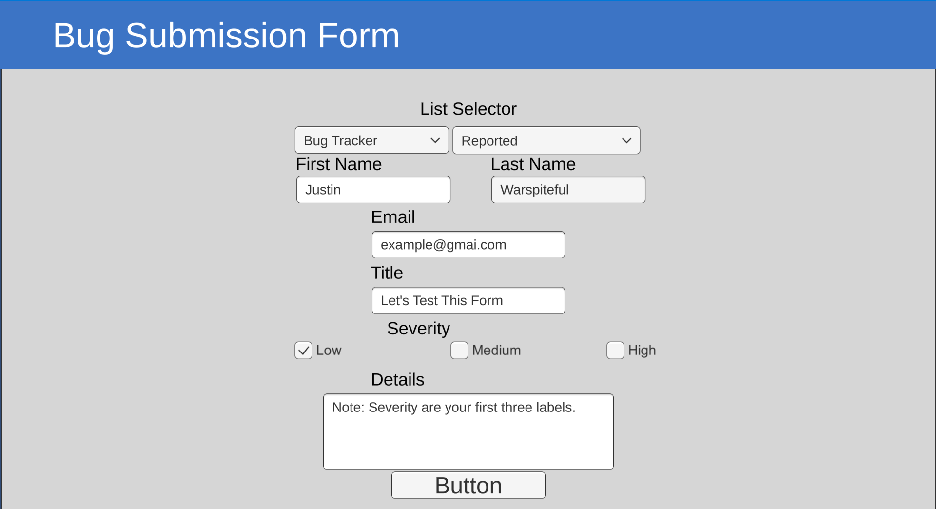 Trello Bug Submission Form By Warspiteful