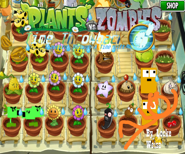 Plants V.S Zombies Time Throwback 3 Traveling Through A Time Rift ...