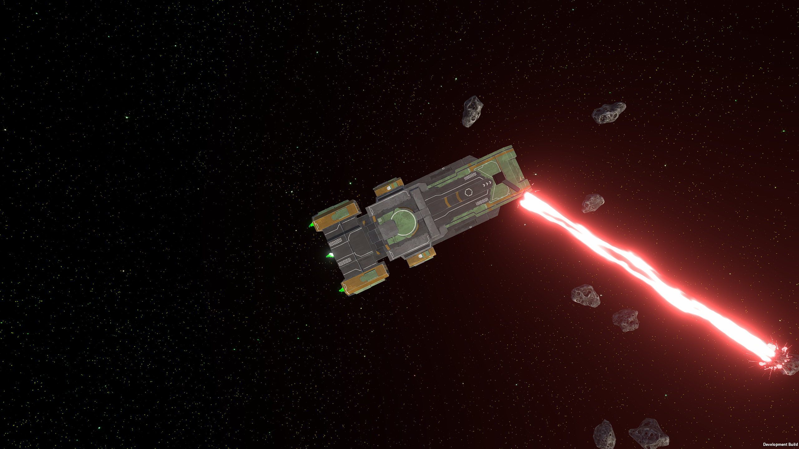 Chromatic Galaxy, new Laser beam weapon and damage scripting - Chromatic Galaxy by Kupferrot