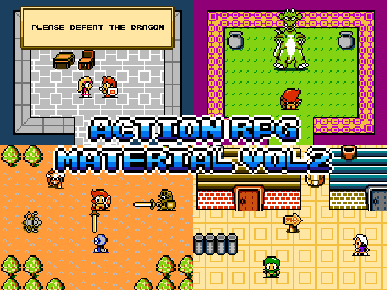 ACTION RPG MATERIAL VOL.2 by Indie8bit