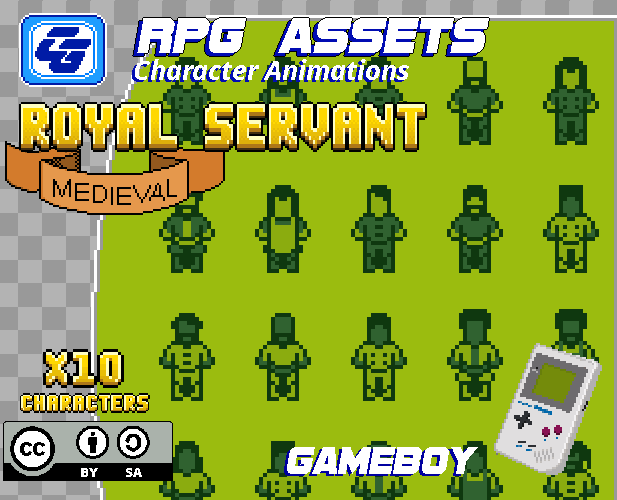 RPG Asset Character 'Royal Servant' GB by chasersgaming