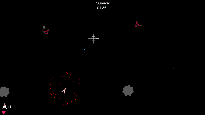 Bullets And Asteroids By Jebara