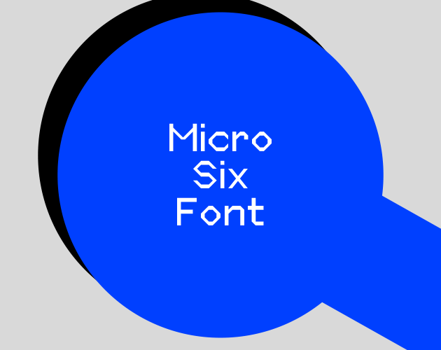 Micro Six - Free Font by GGBotNet