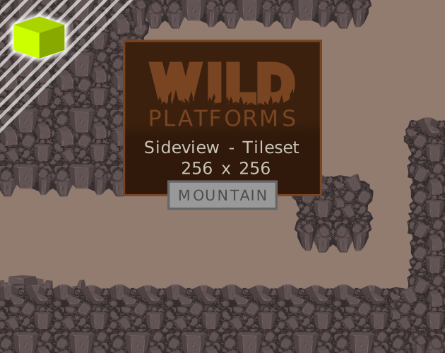 Wild Platforms - Game Kit - Mountain Tileset by 2DPIXX