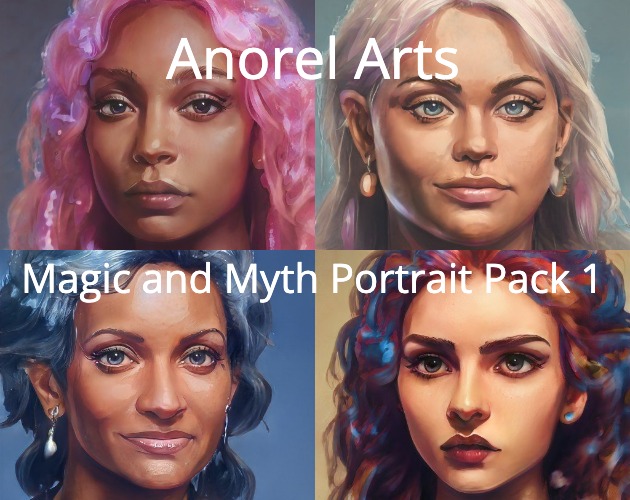 Magic and Myth Portrait Pack 1 by AnorelArts