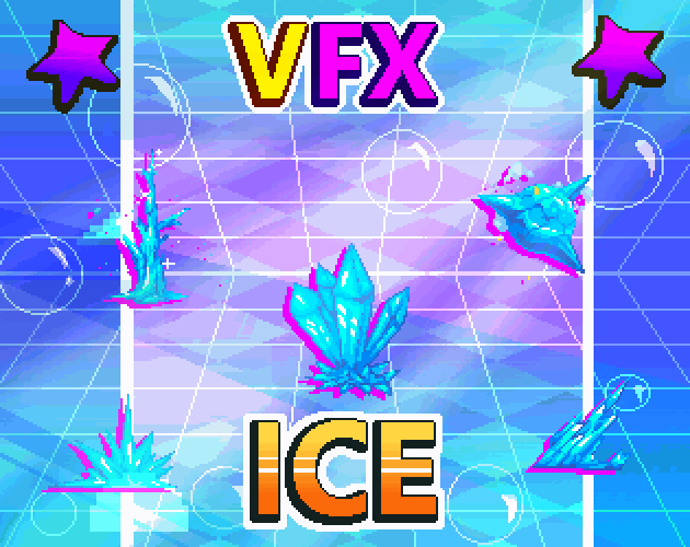 VFX - ICE - Pixel Art Effects by kiddolink VFX - ICE - Pixel Art Effects by kiddolink