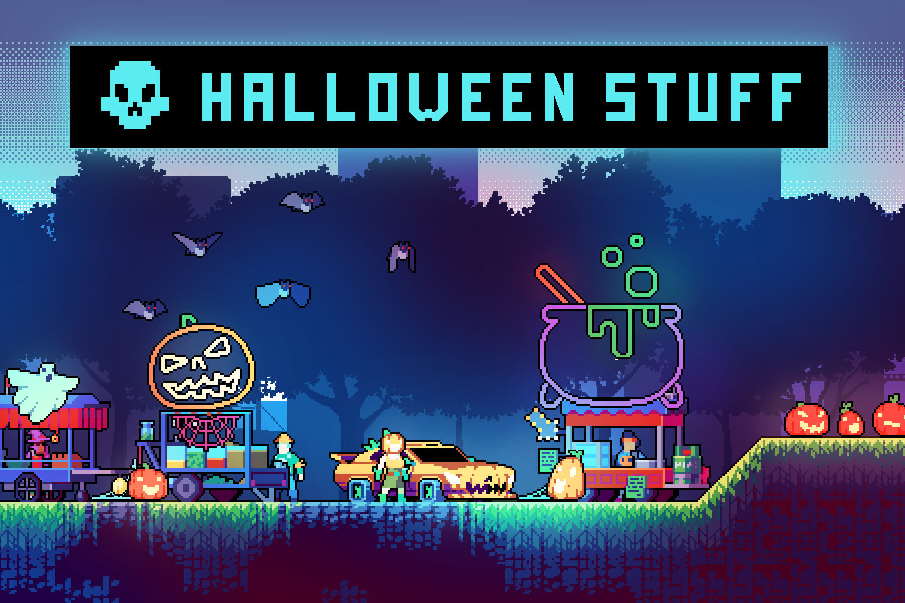 Free Halloween decorations, characters and objects by Free Game Assets ...
