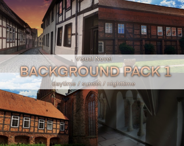 (Visual Novel) Background Pack 1 (free) by elduator
