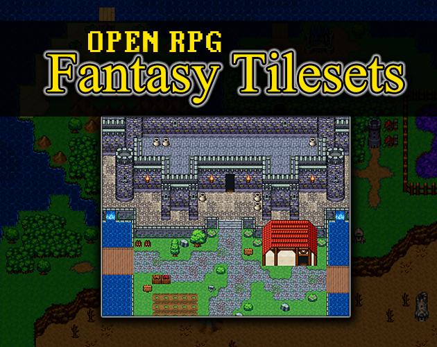 Open RPG Fantasy Tilesets by finalbossblues