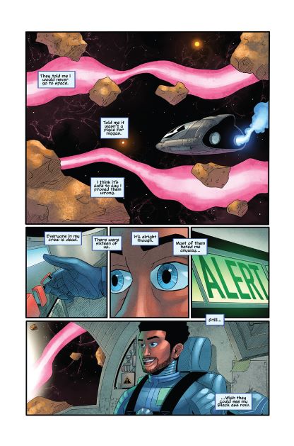 THE LAST BLACK ASTRONAUT by Black Hole Comics