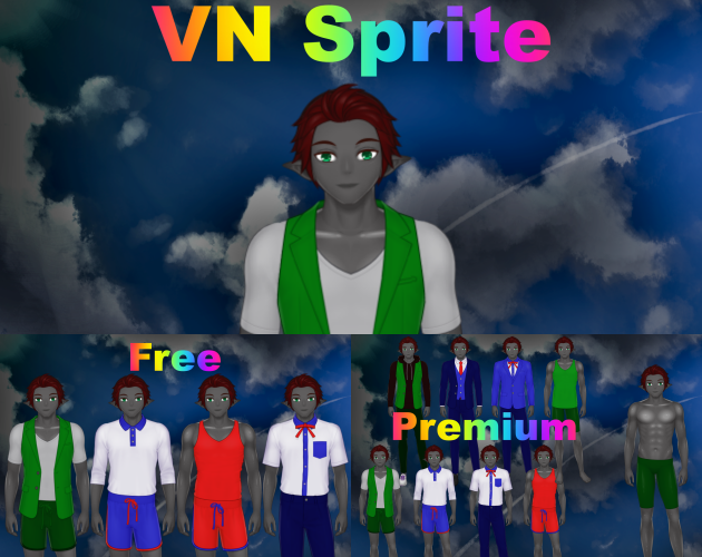 Peter - Visual Novel Sprite by Psykhae