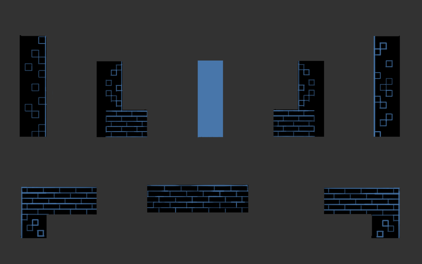 2BitColor 64 Side Scroll tiles by FerretBandit