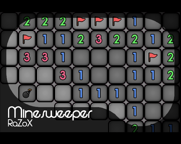 2D Game Sprites - Minesweeper by RaZoXDev