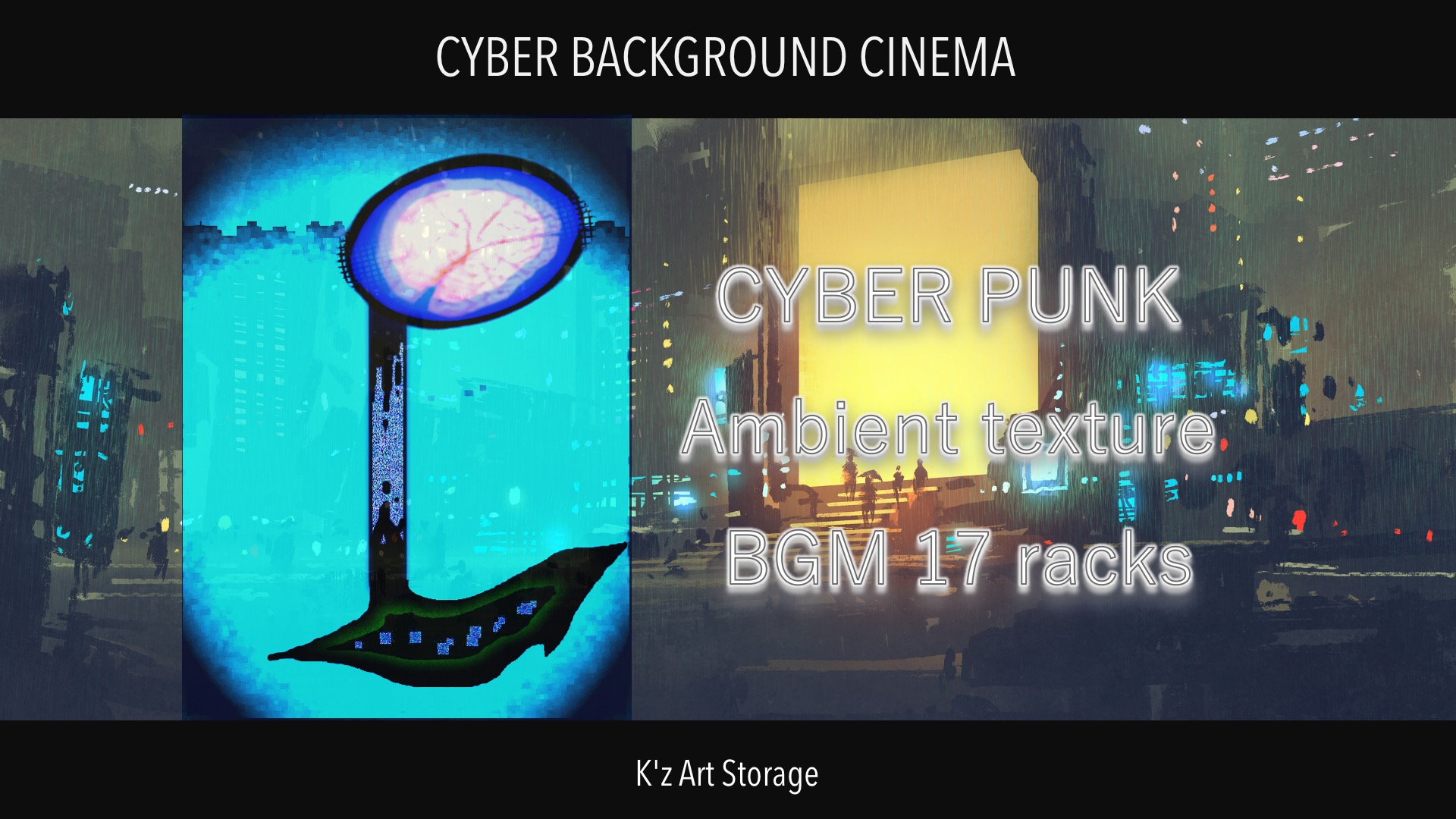 CYBER BACKGROUND CINEMA by K'z Art Storage