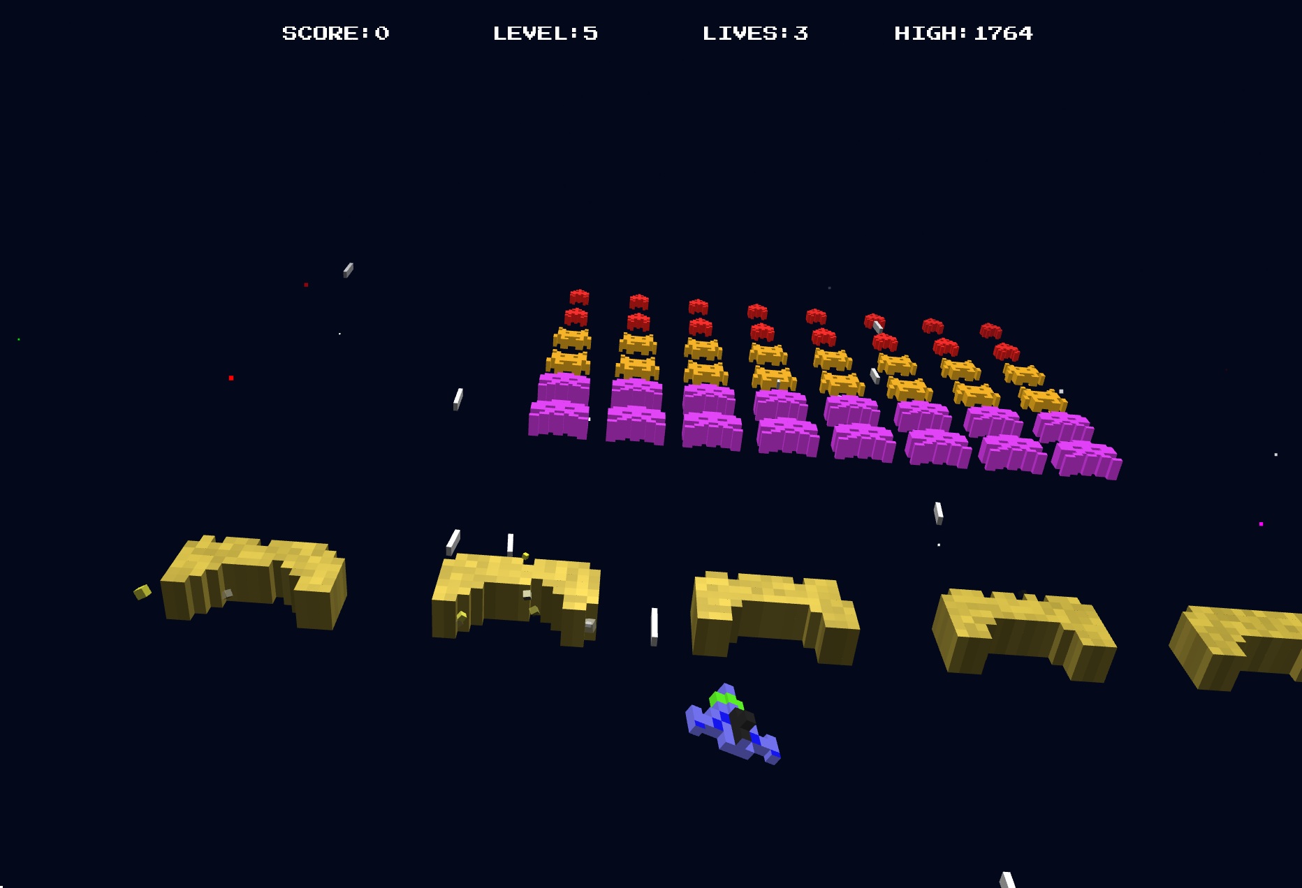 Space Invaders in your browser by ViperfishGames