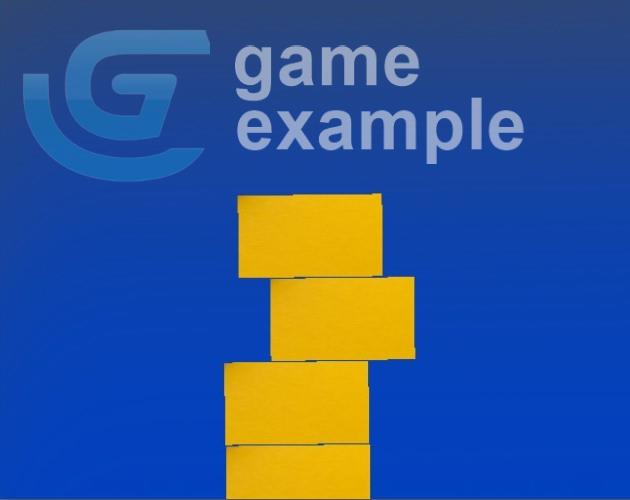 GD5 Example Stackable Blocks Game by monochroma380 for GDevelop Examples Jam #1 - itch.io