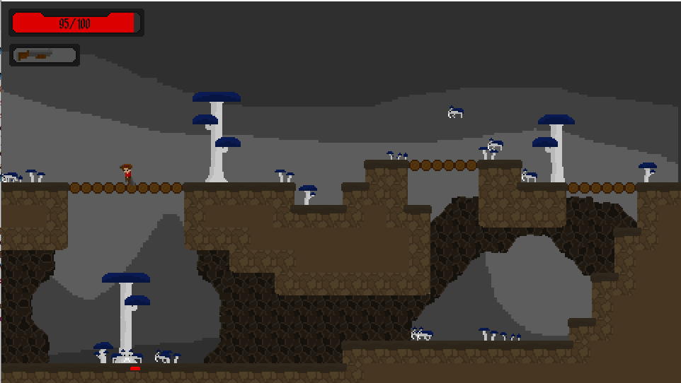 pygame platformer combat game (WIP) by UnderCat39