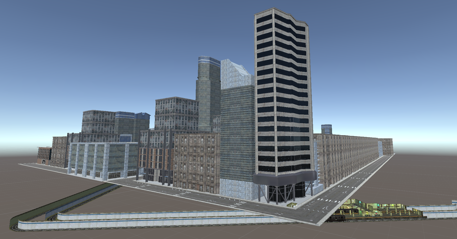 Metro-City Level Design by Dogan Gunes