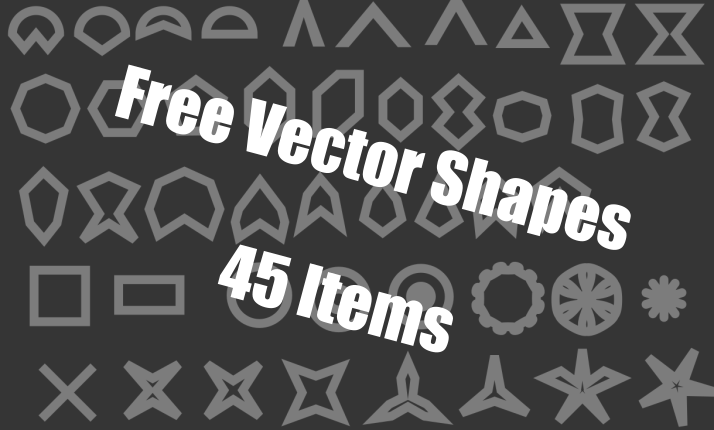 Simple and Clean Vector Shapes - Free by Donut Studio