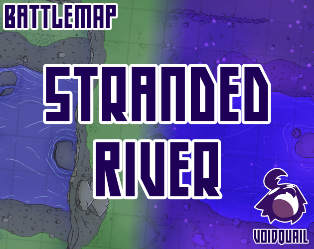Stranded River TTRPG Battlemap by Casually Nefarious