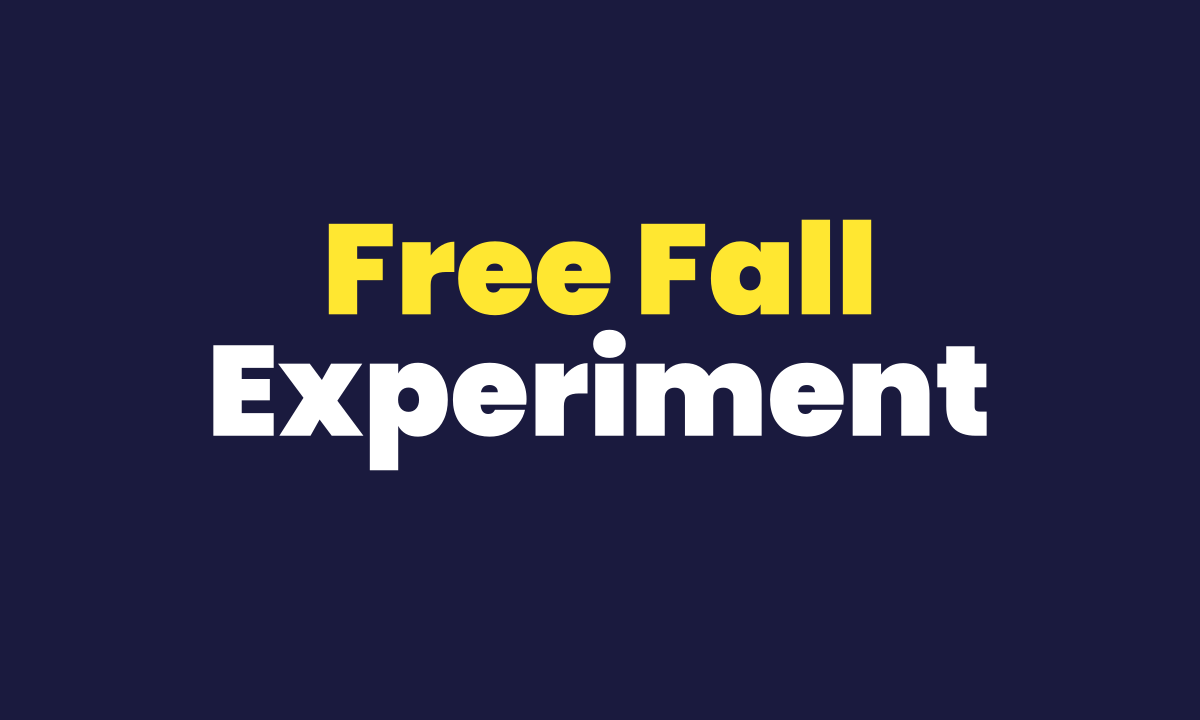 Free Fall Motion Experiment By Notionlab