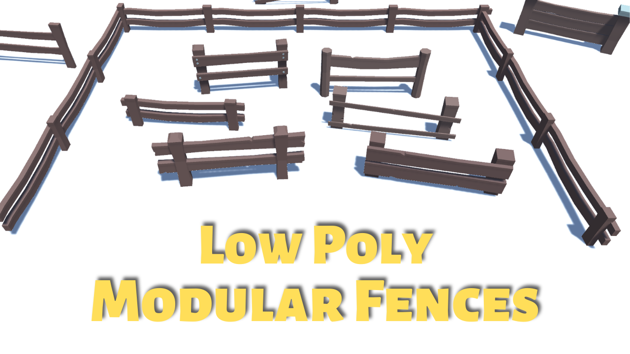 Low Poly Modular Fences by elvismd