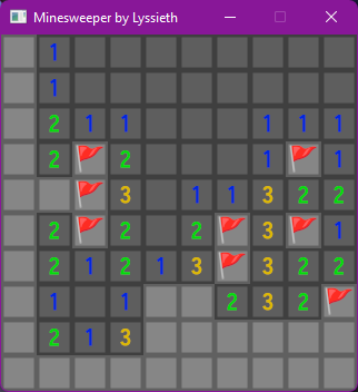 Devlog - Lyssieth's Minesweeper by Lyssieth