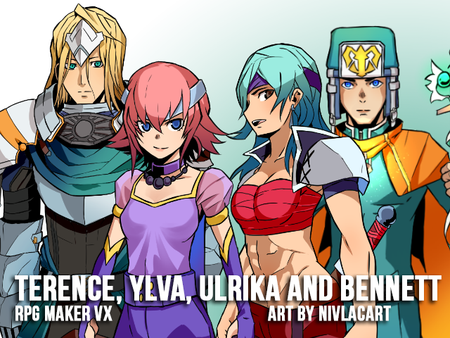 RPG Maker VX Heroes - Redrawn by Karubin