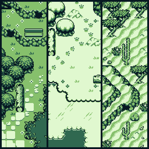 Gameboy Tilesets by BadDesignBryan