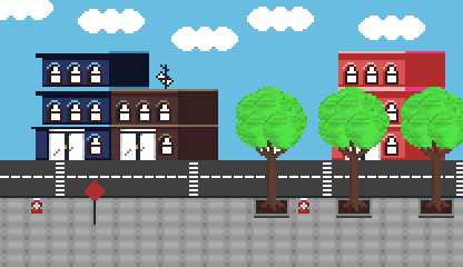 simple city tilesets by felipepug
